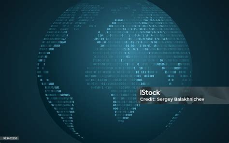 이진 코드에서 추상 세계 지도입니다 지구를 추상화 합니다 미래 배경입니다 컴퓨터 프로그래밍 코드입니다 글로벌 네트워크입니다 벡터 일러스트입니다 Eps 10 0명에 대한 스톡