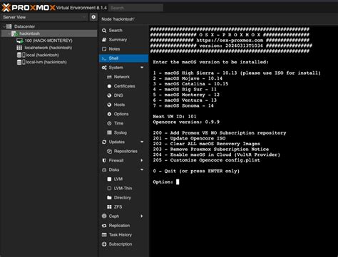 the dead simple hackintosh approach use proxmox