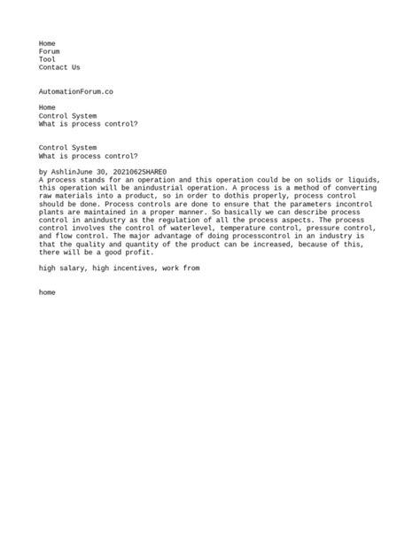 Process Control Instrumentation And Control Engineering Interview Questions Pdf Control