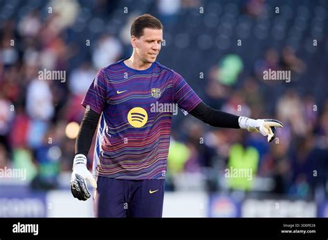 Wojciech Szczesny Of Fc Barcelona During The Uefa Champions League