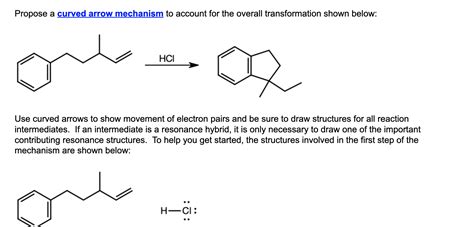 Solved Propose A Curved Arrow Mechanism To Account For The Chegg Com
