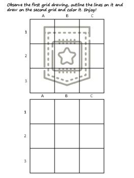 50 Sewing Easy Grid Drawing Activities Sewing Art Sub Plan Grid Art Colori