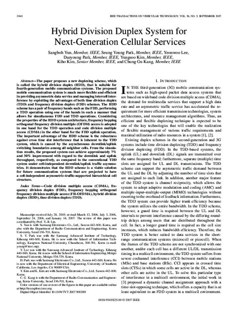 Pdf Hybrid Division Duplex System For Next Generation Cellular Services