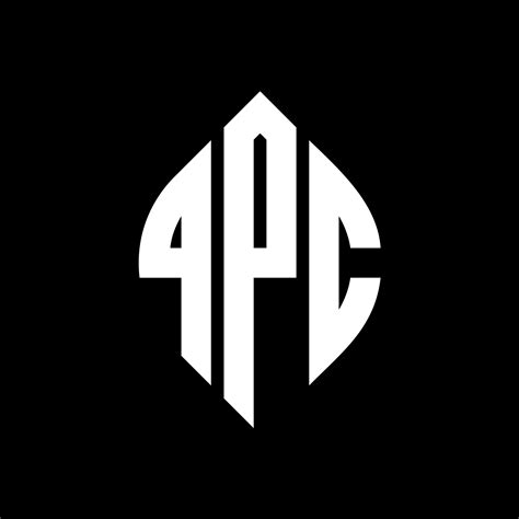 Qpc Circle Letter Logo Design With Circle And Ellipse Shape Qpc Ellipse Letters With