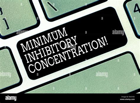 Word Writing Text Minimum Inhibitory Concentration Business Concept For Lowest Concentration Of