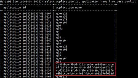 Tez任务采样过程中出现随机的UUID作为任务名称的解决方法 故障排除 OmniAdvisor参数调优 OmniRuntime 特性指南 大
