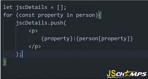Loop Inside React Jsx Jschamps