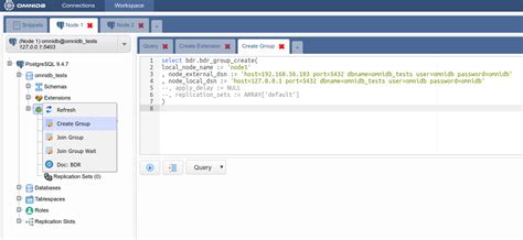 Pglogical With Omnidb Edb
