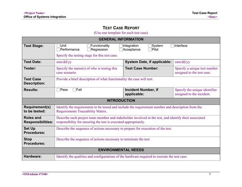 Test Case Template Spark Premium Template Template Spark