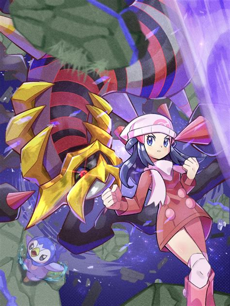 Inana Umi Dawn Pokemon Giratina Giratina Origin Piplup Nintendo Pokemon Pokemon Dppt