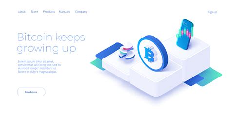 Cryptocoin 광산 농장 레이아웃입니다 Cryptocurrency 및 Blockchain 네트워크 사업 등각 투영 벡터 일러스트 레이 션 합니다 암호화 통화 교환 또는