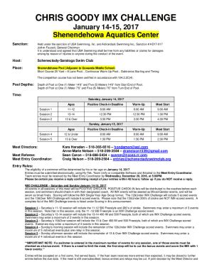 Fillable Online IMX Challenge Info Sheet Fax Email Print PdfFiller