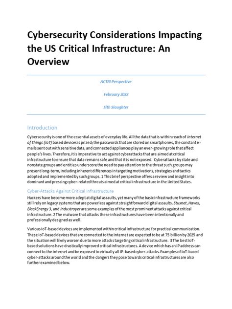 Cybersecurity Considerations Download Free Pdf Security Computer Security