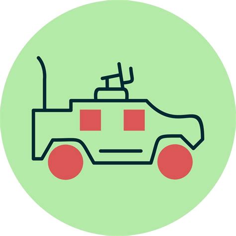 Military Vehicle Vector Icon 18816969 Vector Art At Vecteezy