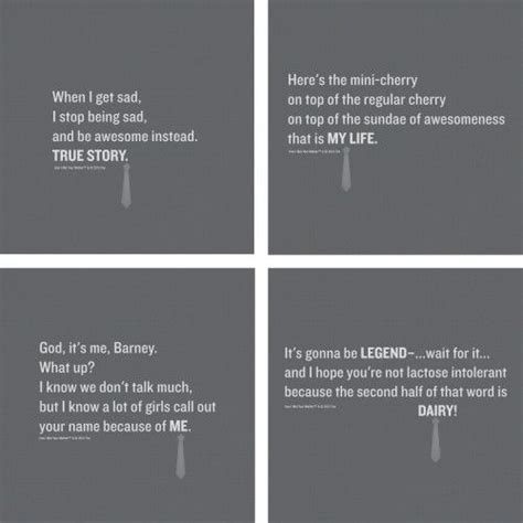 How I Met Your Mother Barney Quote Coasters Set Of 4