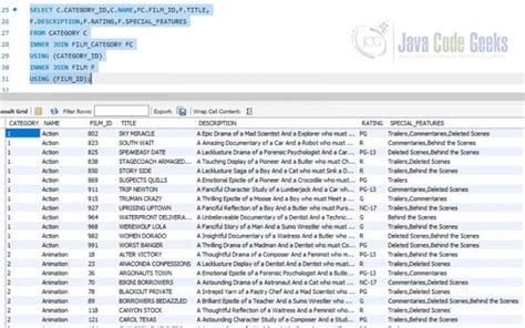 Sql Intersect Example Java Code Geeks