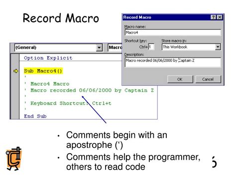 PPT Macros Sub Procedures You Record PowerPoint Presentation Free Download ID 3196574