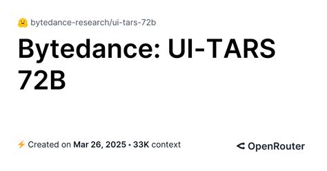 apps using bytedance ui tars 72b openrouter