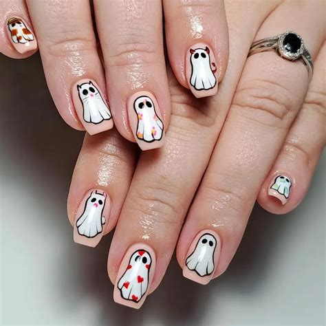 Ghost Nail Designs 30 Best Ghost Nail Design Ideas You Should Check