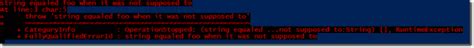 Exceptions And Errors In Powershell 4sysops