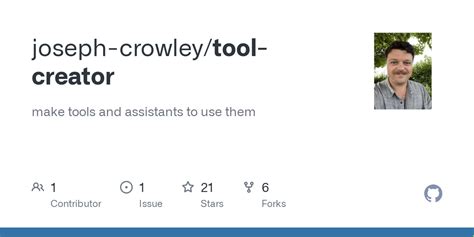 Tool Creator Main Py At Main Joseph Crowley Tool Creator GitHub
