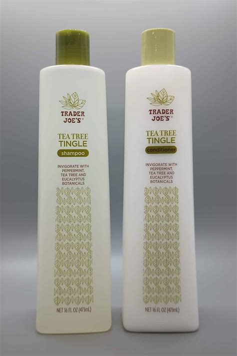 Trader Joes Tea Tree Tingle Shampoo And Conditioner Aldi Reviewer