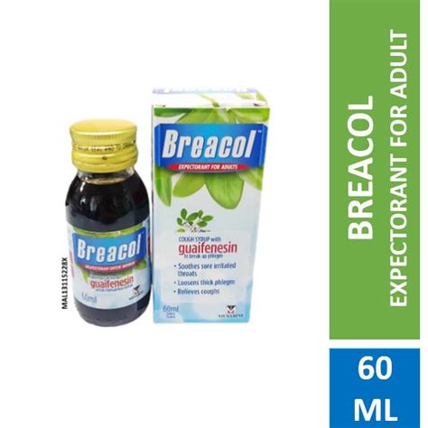 Breacol Expectorant For Adult 60ml Shopee Malaysia
