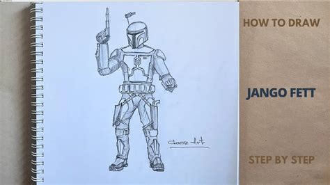 How To Draw Jango Fett 🔫🔫 Star Wars Step By Step Drawing Tutorial