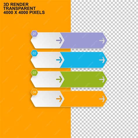 Premium Psd Element Chart Ppt Element Four Assortedcolor Papers Chemical Element Ribbon Pngpsd
