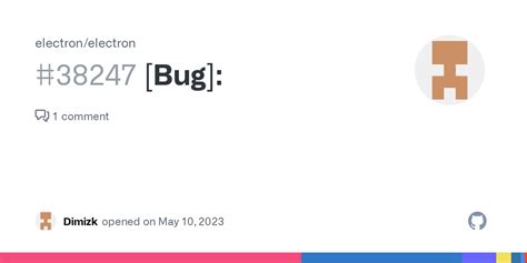 [bug] · issue 38247 · electron electron · github