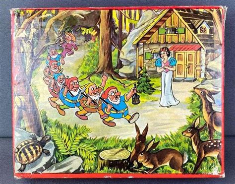 Disneys Snow White And The Seven Dwarfs Block Puzzle Matthew Bullock Auctioneers