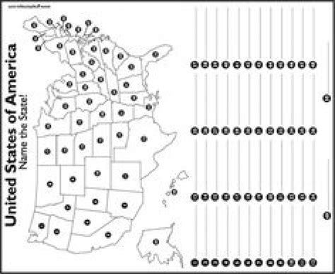 Us State Capital Maps Blank Labels