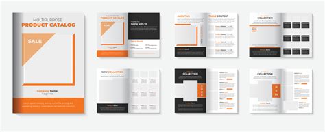 Catalog Template With Furniture Catalogue Design For Business Booklet