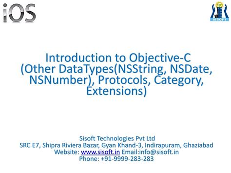 Introduction To Objective C Ppt Download