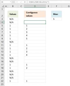 How To Count Repeating Values