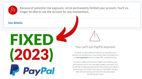 How To Fix WE VE PERMANENTLY LIMITED YOUR PAYPAL ACCOUNT In 2023