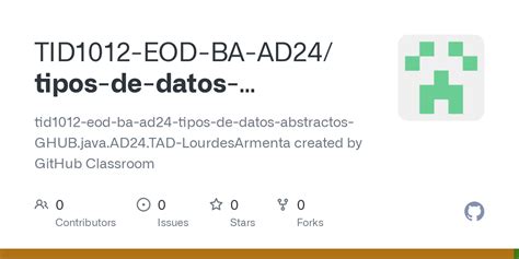 Github Tid Eod Ba Ad Tipos De Datos Abstractos Alejandroquinterocastro Tid Eod Ba