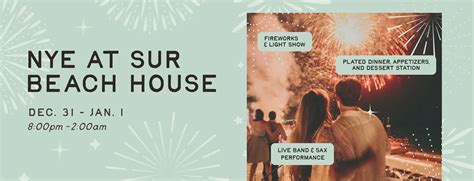 Nye 2025 At Sur Beach House Cabos Best Beach Party With Fireworks