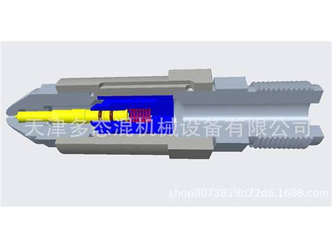 Spring Nozzle One Click To Connect With Plastics And Rubber Products