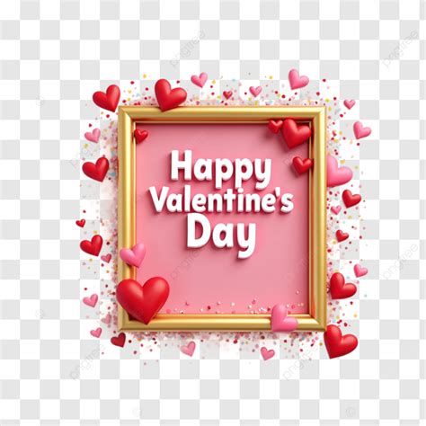 عيد الحب إطار الحدود عيد حب سعيد نص عيد الحب عيد الحب Png صورة للتحميل مجانا