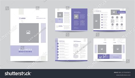 기업 비즈니스 브로셔 설계 또는 연간 스톡 벡터로열티 프리 2175507873 Shutterstock