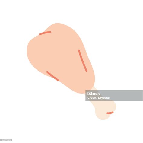 치킨 드럼 스틱 아이콘입니다 신선한 닭고기 실루엣 벡터 그림입니다 가금류에 대한 스톡 벡터 아트 및 기타 이미지 가금류 건강한 식생활 고기 Istock
