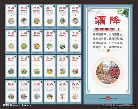 二十四节气文化墙设计图 广告设计 广告设计 设计图库 昵图网
