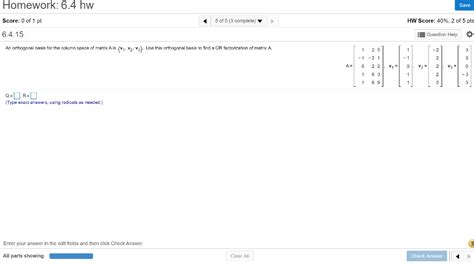 Solved Homework 6 4 Hw Save Score 0 Of 1 Pt