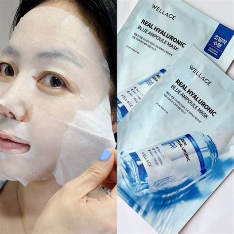 건조해진 피부에 빠른 수분보충해주기 웰라쥬 리얼 히알루로닉 블루앰플 마스트팩 네이버 블로그