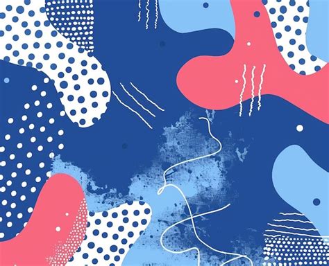 Premium Photo Abstract Blue Background With Lines And Jagged Shapes