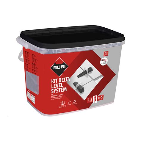 Rubi Delta Levelling System Kit 2mm 03958 Pro Tiler Tools