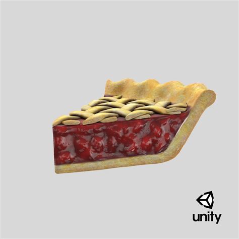Cherry Pie Slice 3d Model Turbosquid 2041107