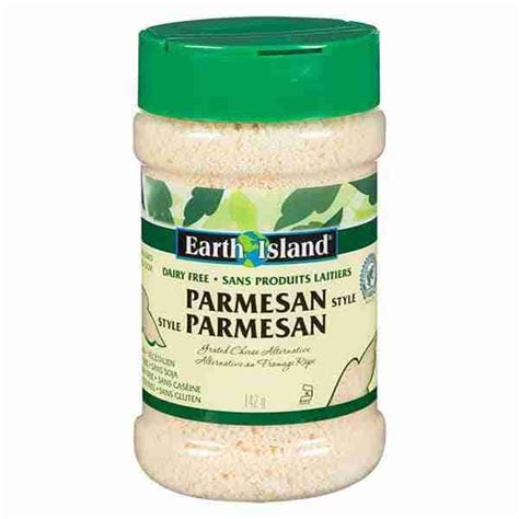 Earth Island Vegan Grated Parmesan Cheese G Luminate Co