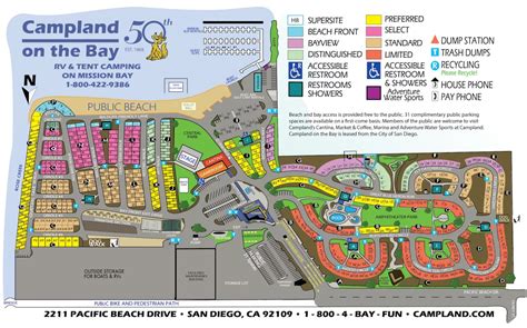Campland Map And Directions Campland On The Bay